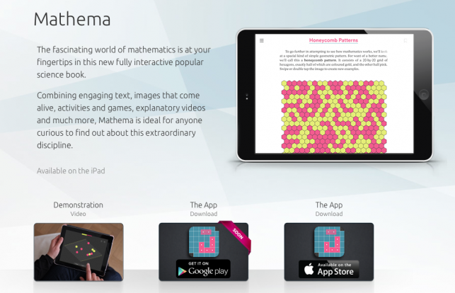 Mathema: An interactive popular science book about mathematics - AMSI ...